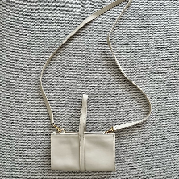 Hozen | Bags | Hozen Cream Vegan Leather Mini Crossbody Bag | Poshmark